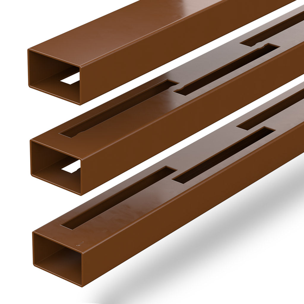 DuraPost VENTO® RAILS FOR FULL HEIGHT FENCE PANEL | 1829MM ANTHRACITE ...